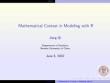 Mathematical Contest in Modeling：数学建模竞赛 - 豆丁网