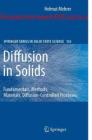 Diffusion in Solids Fundamentals, Methods, Materials, Diffusion ...