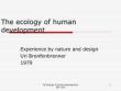 The ecology of human development - 豆丁网