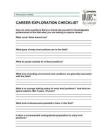 CAREER EXPLORATION CHECKLIST：职业探索量表 - 豆丁网