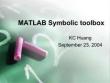 MATLAB Symbolic toolbox [教程] - 豆丁网