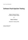 Software Fault Injection Testing - KTH：软件故障注入试验研究 - 豆丁网