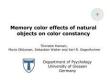 Memory color effects of natural objects on color constancy：记忆色的自然物体的颜色恒 ...